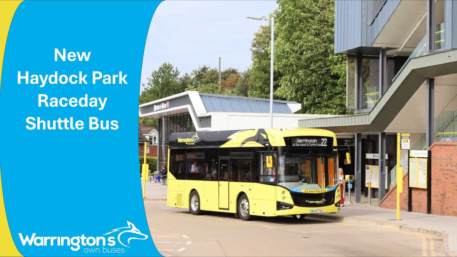 Haydock Park Shuttle Bus - Warrington's Own Buses